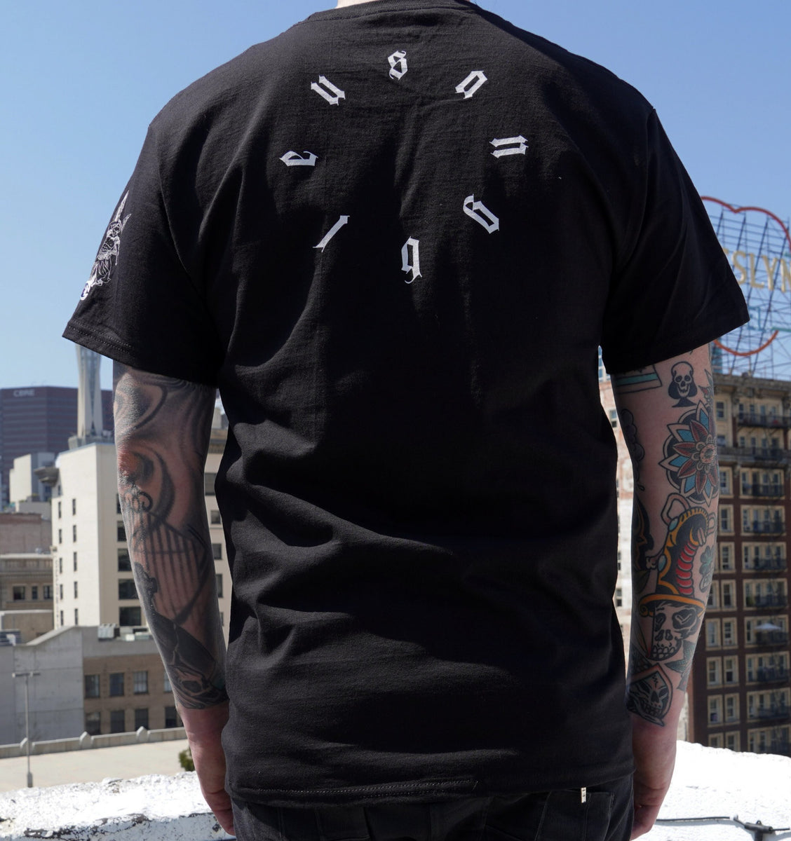 Angel Capsule T-Shirt (Black) – Silent Pendulum Records